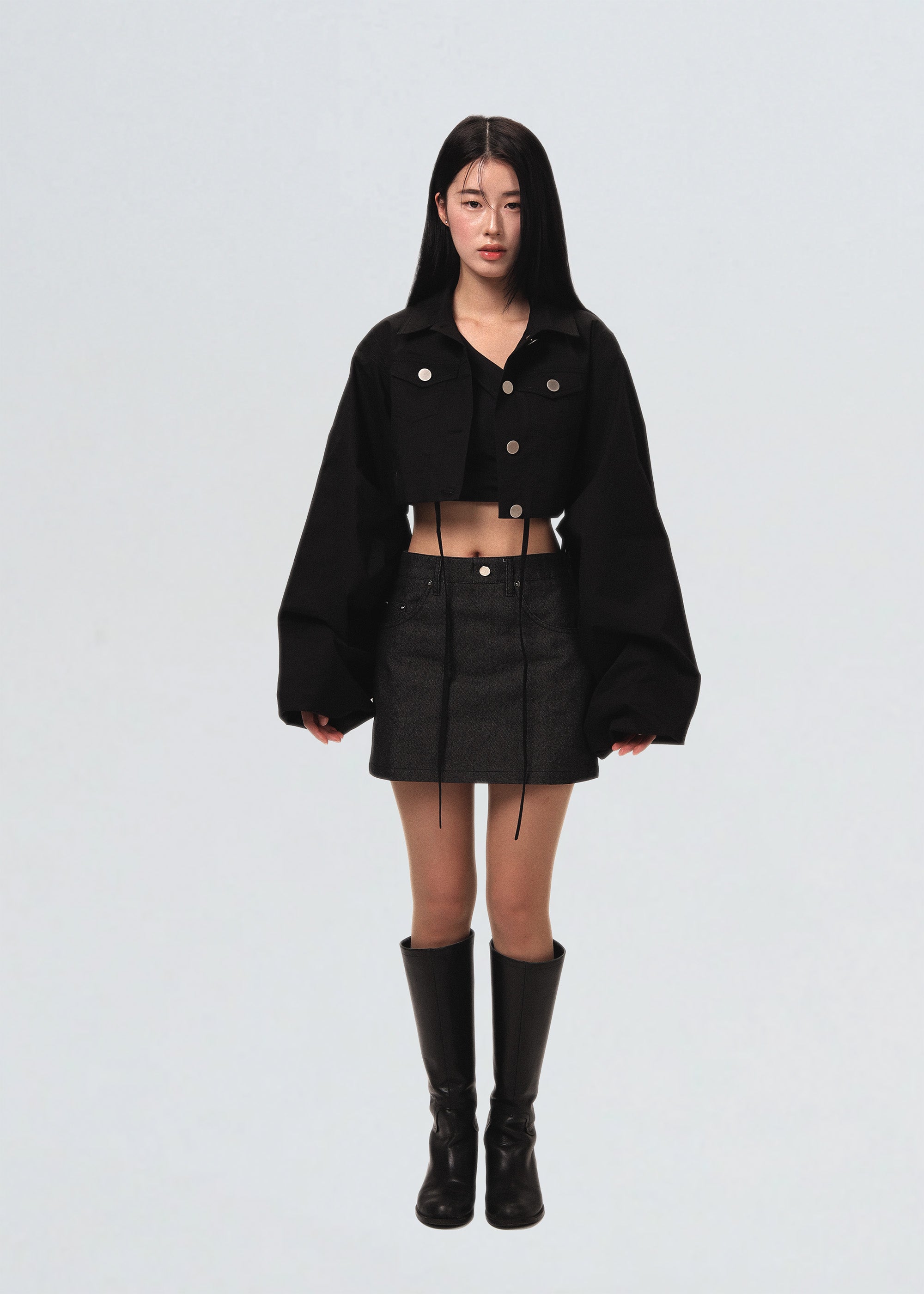 Windbreaker Crop Jacket